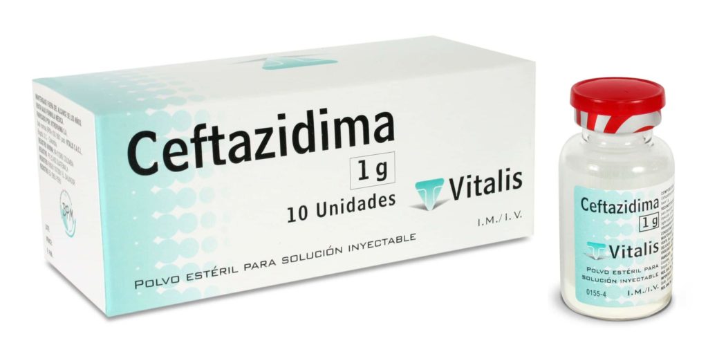Ceftazidima: uso, nombre comercial, mecanismo de acción y más