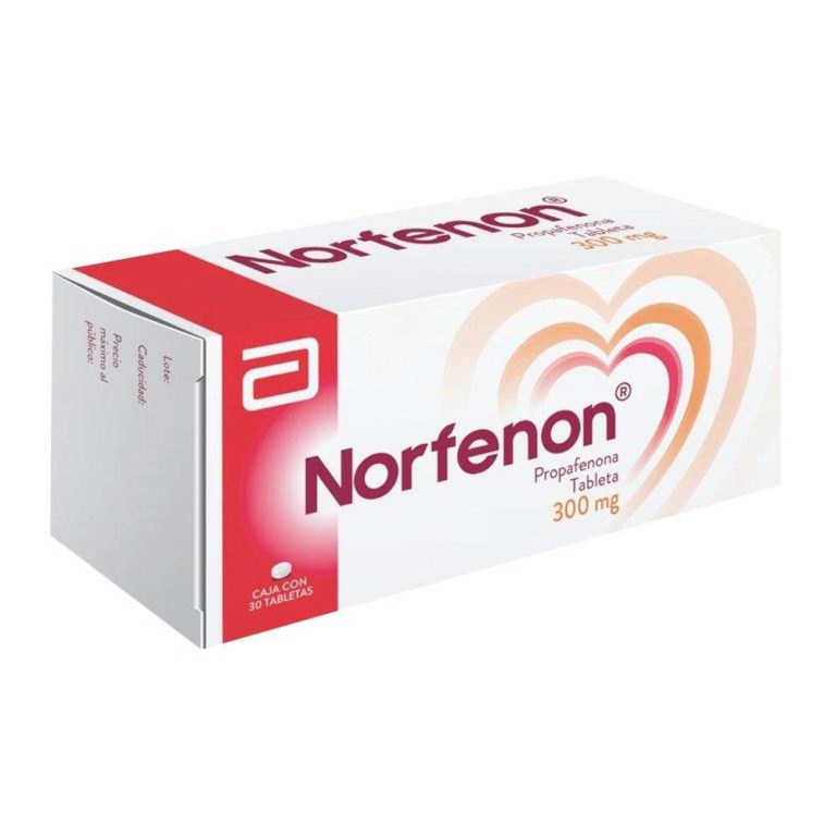 Propafenona: qué es, para qué sirve, nombre comercial y más.