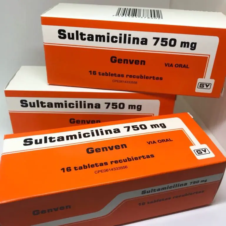 Sultamicilina: para qué sirve, nombre comercial, y más